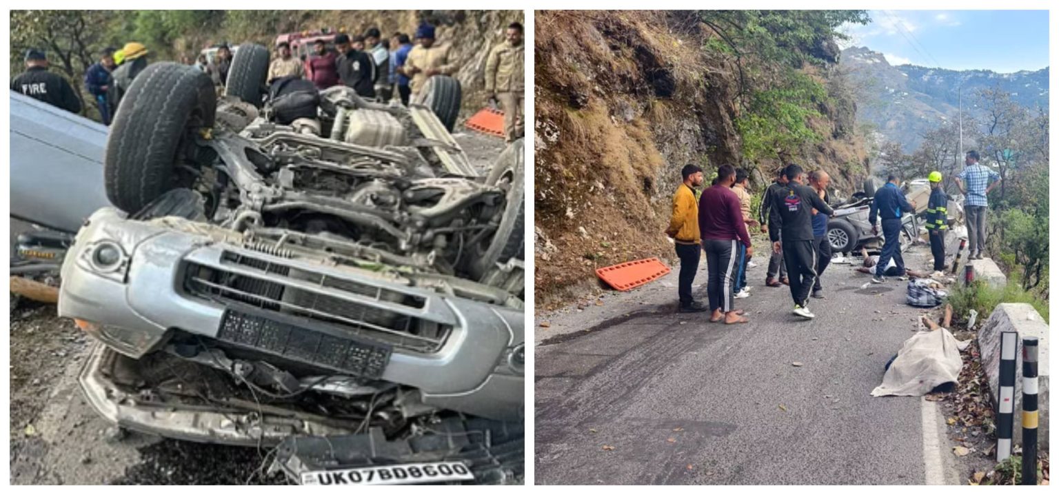 Big News : Mussoorie Accident : मसूरी रोड पर दर्दनाक हादसा, खाई में ...